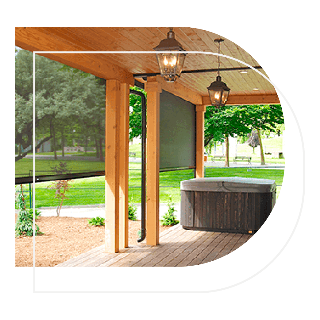 Cabana Shutters, Roll shutters or Jacuzzi enclosures | EGS