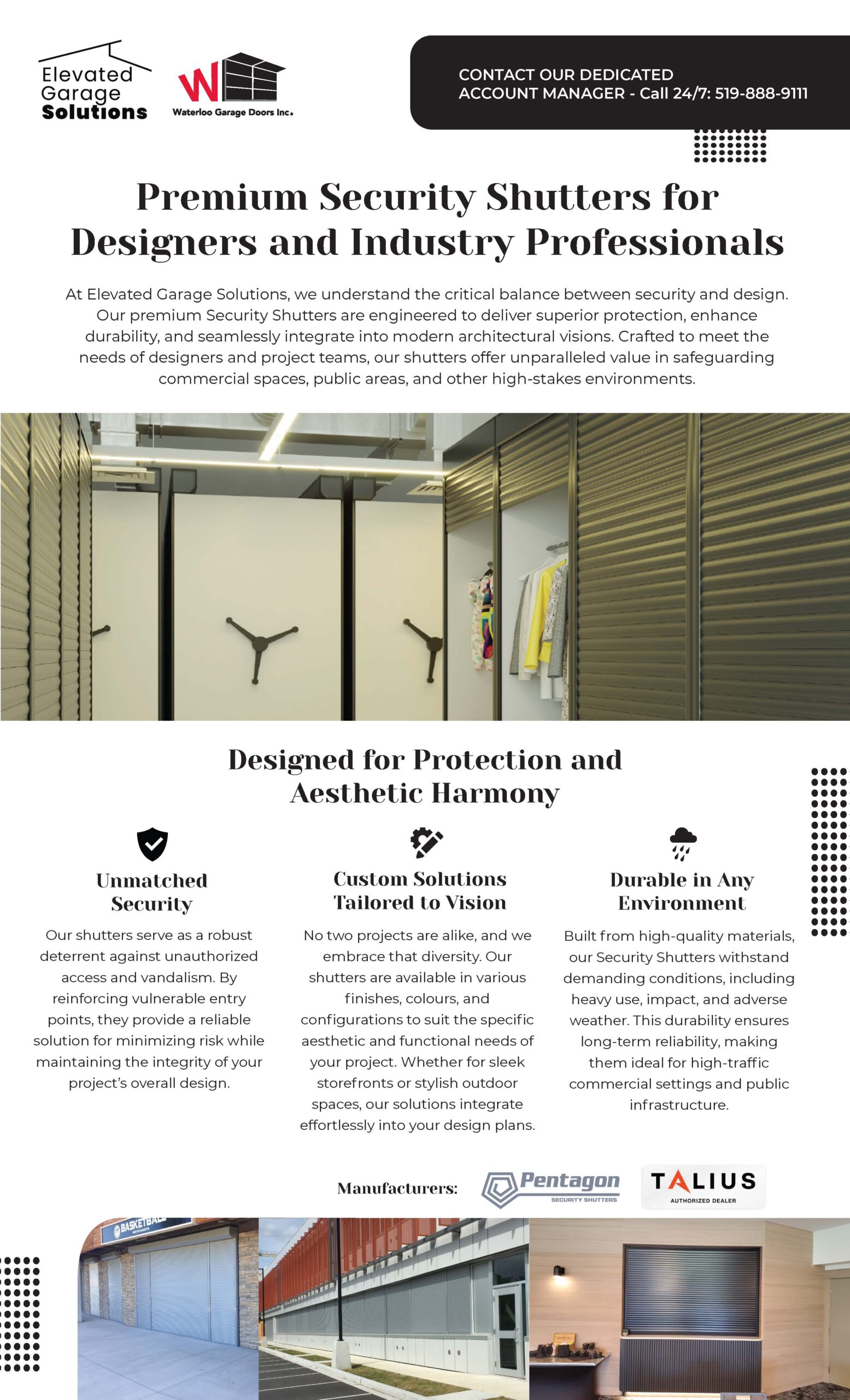 High-Quality Shutters for Security & Privacy | EGS